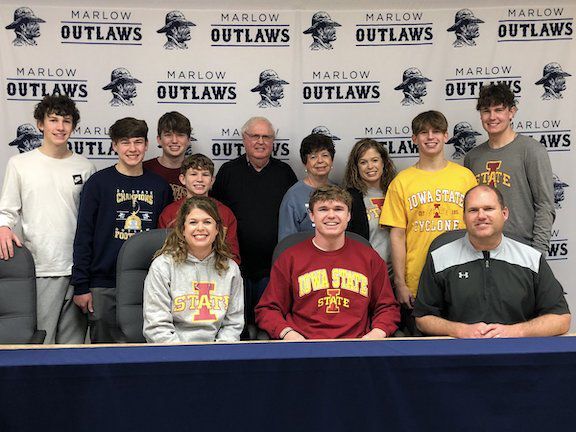 Marlow's Gilbert follows kicking dream to Iowa State | Sports ...