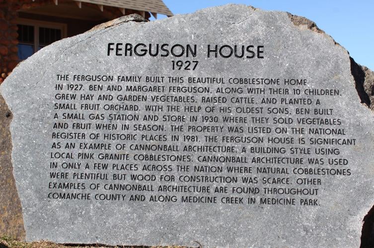 Rock marks completion of Ferguson House project in Wichita Mountains ...
