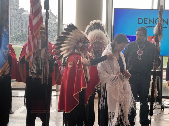 Native American storytelling cemented with N. Scott Momaday ceremony ...