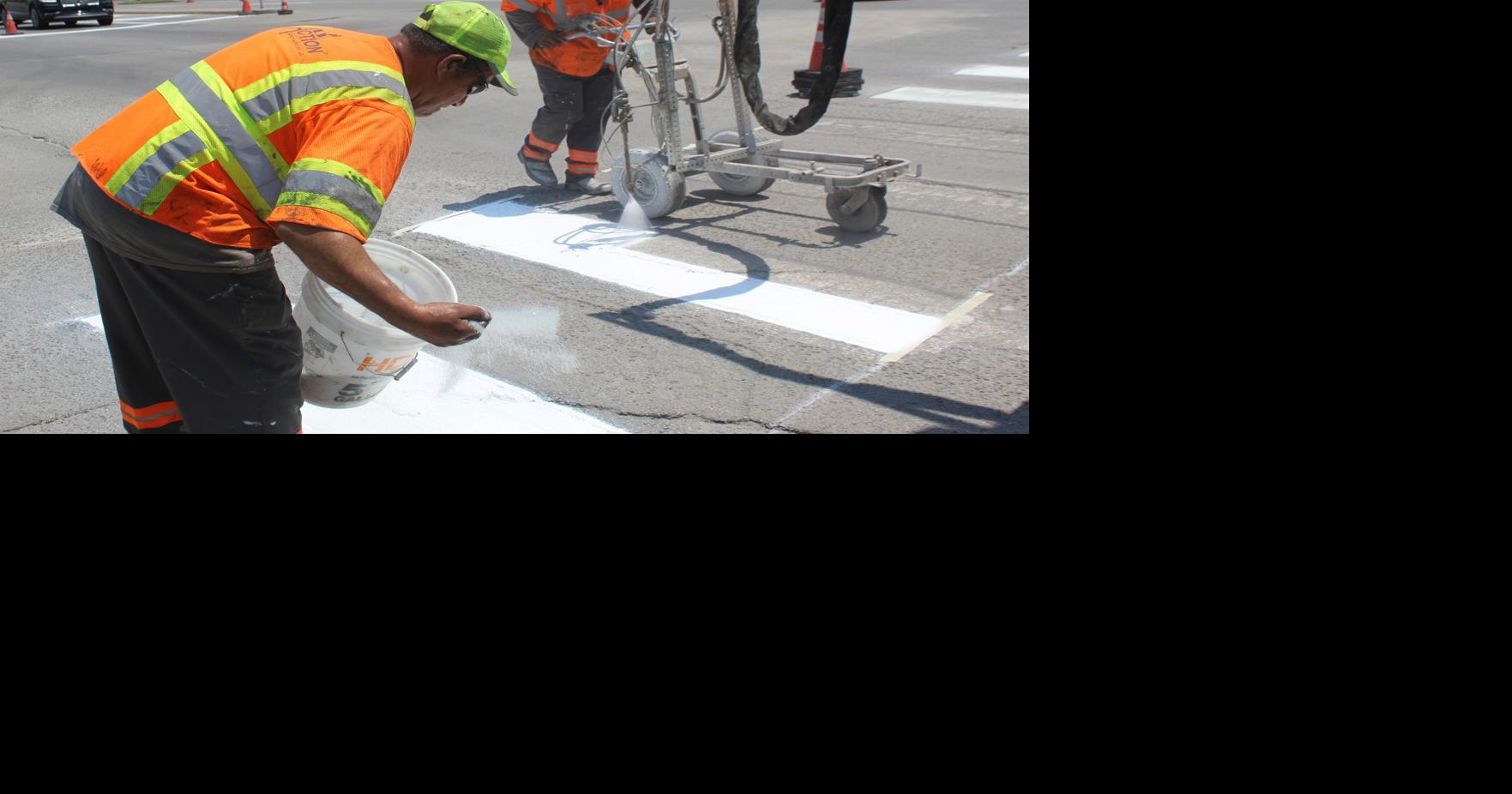 New roadway safety striping on Gore | News | swoknews.com