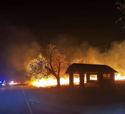 Rush Fire continues to burn on sixth day, Refuge remains closed | News ...