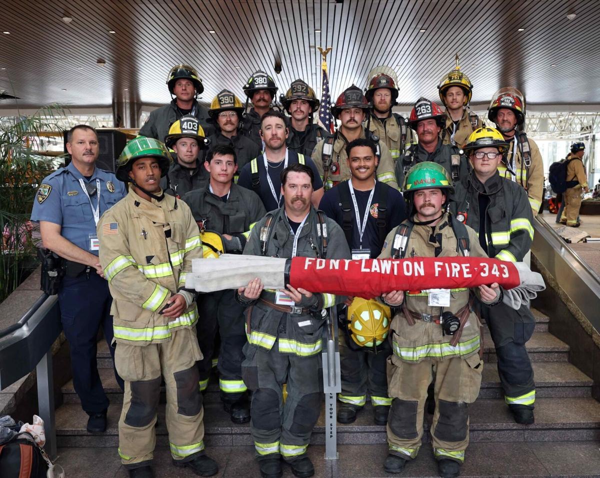 Lawton firefighters participate in 14th Annual 9/11 Memorial Stair ...