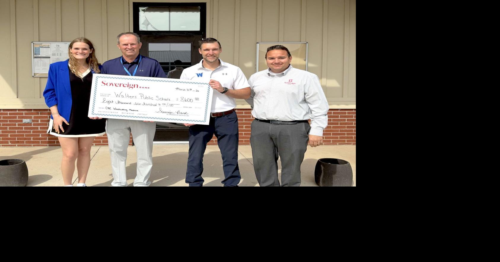 Sovereign Bank presents grant to Walters Public Schools | Community ...