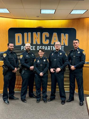 Duncan Police Department recognizes new field training officers | News ...