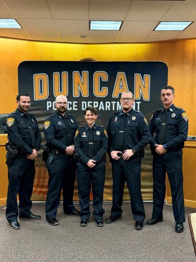 Duncan Police Department recognizes new field training officers | News ...