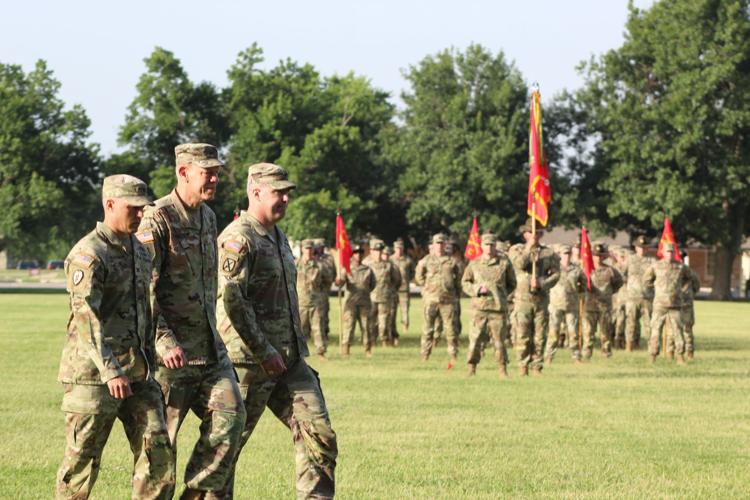 Col Blackmon Hands Over Command Of 434th Brigade To Col Stewart At