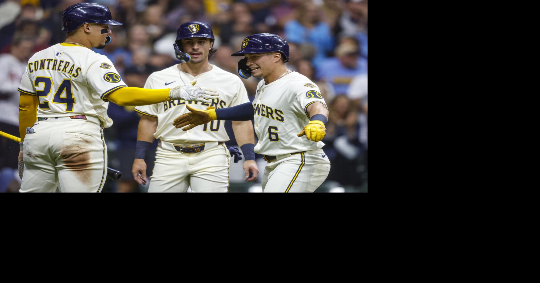 Isaac Collins hits 3-run HR, Jose Quintana pitches into 7th as Brewers ...