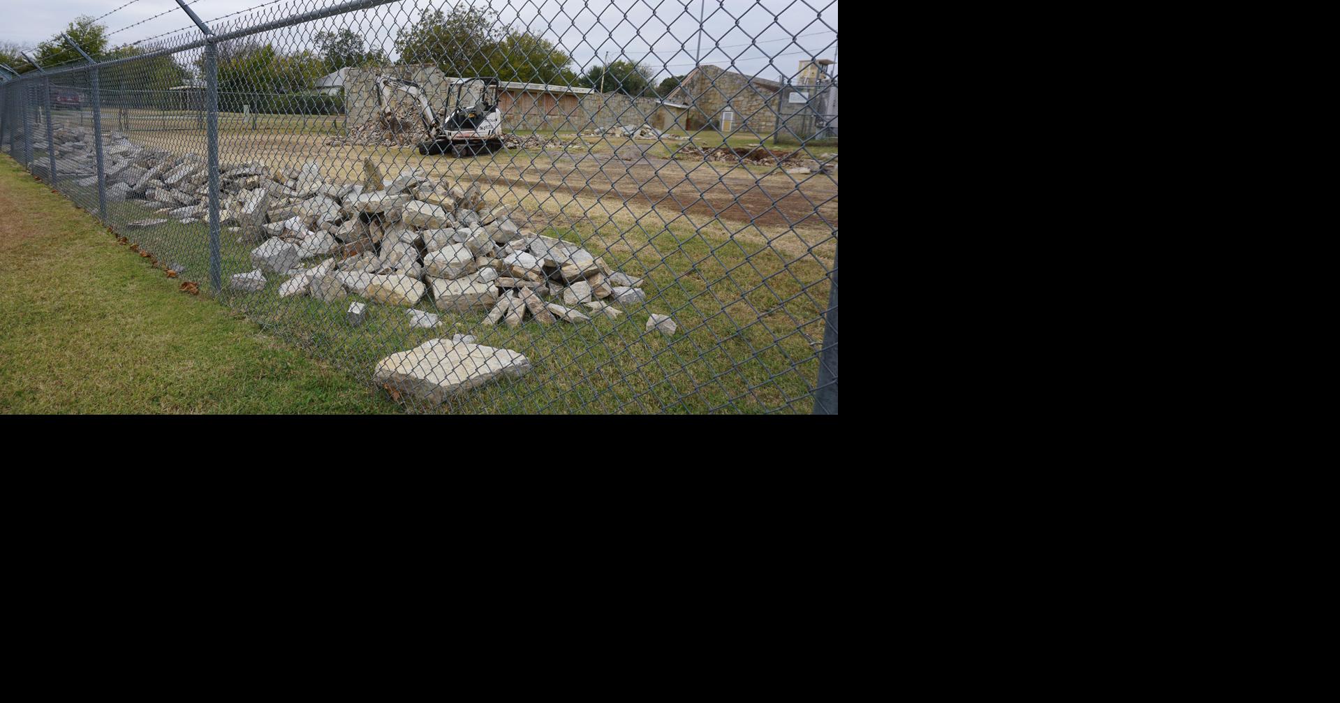 Work begins to repair wall at Ron Stephens Stadium | Sports | swoknews.com