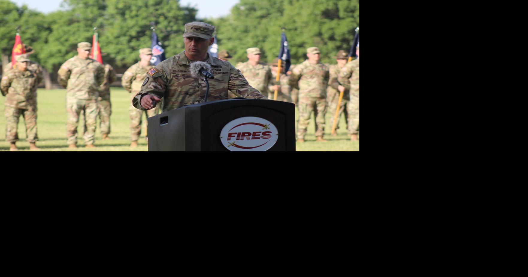 Col Blackmon Hands Over Command Of 434th Brigade To Col Stewart At