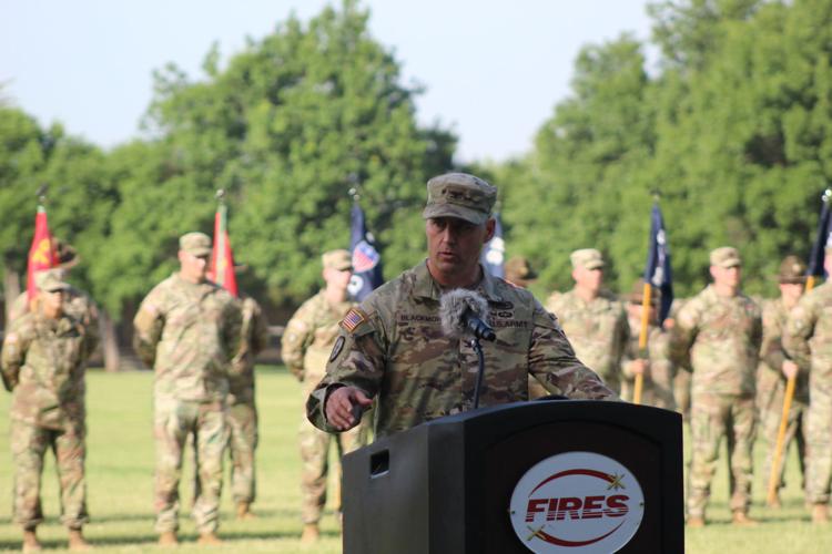 Col. Blackmon hands over command of 434th Brigade to Col. Stewart at ...