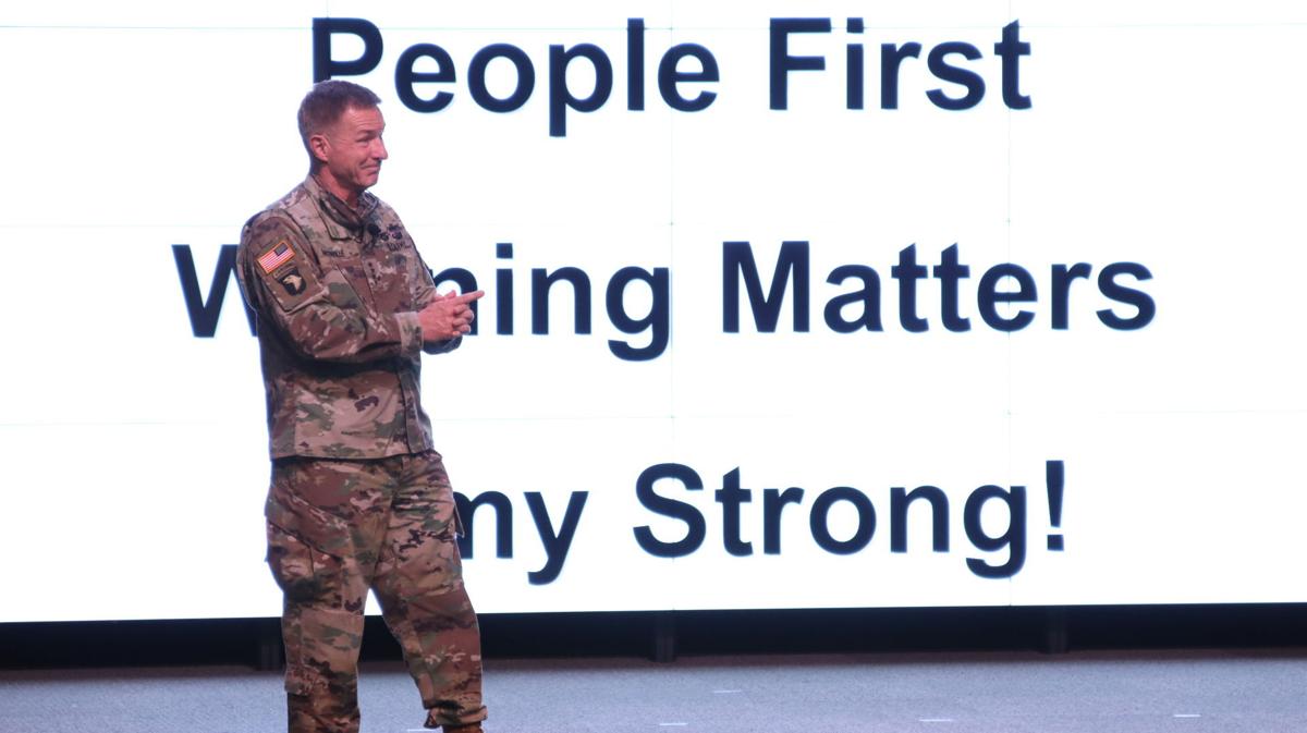 Army Chief of Staff brought the Army’s “People First” message to Fort ...