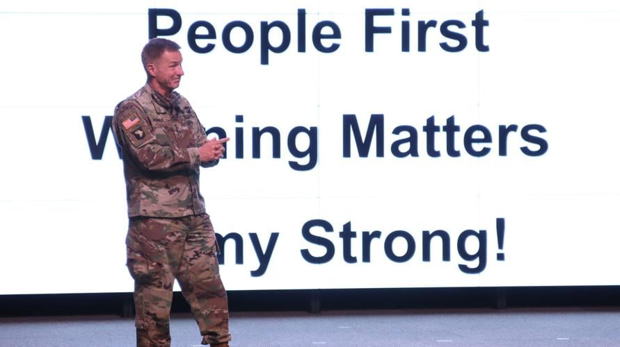 Army Chief of Staff brought the Army’s “People First” message to Fort ...