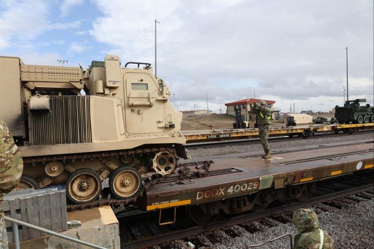 Fort Sill units display task force readiness on rails for exercise ...