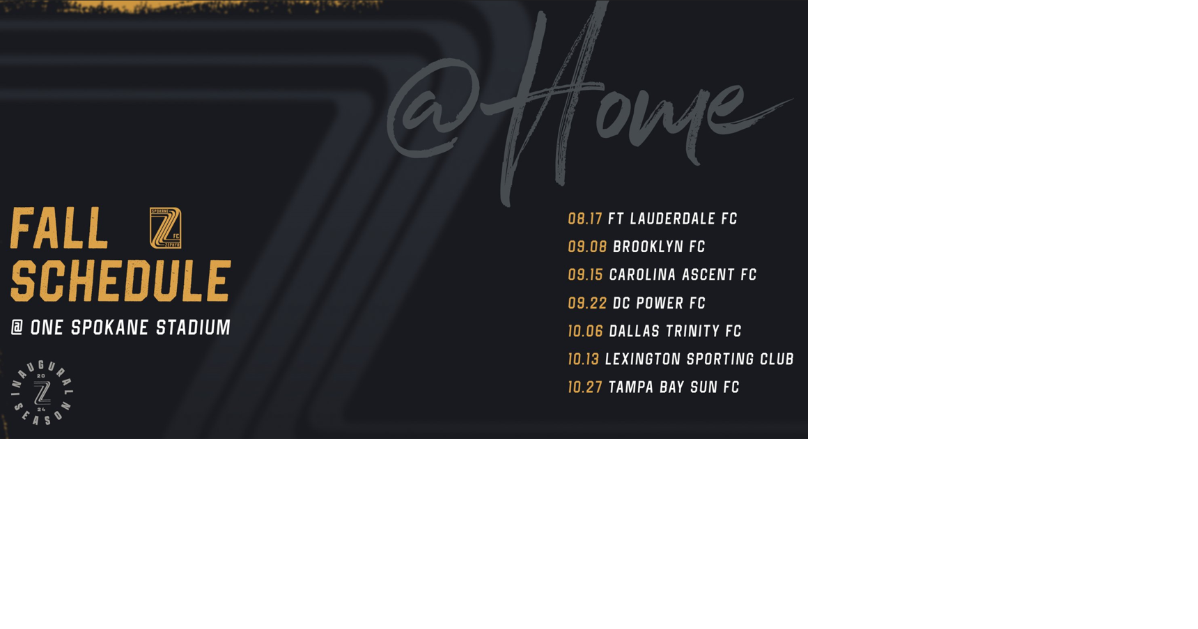 Spokane Zephyr FC release fall schedule for inaugural season | USL ...