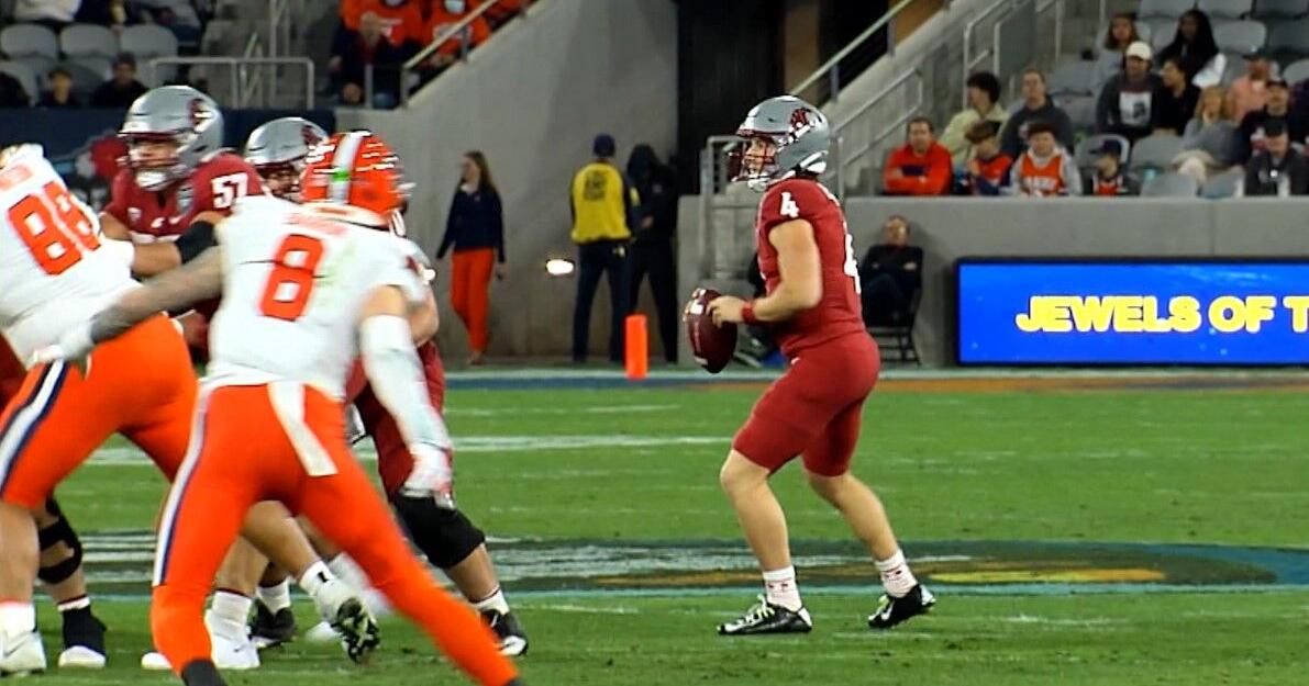 Washington State quarterback Zevi Eckhaus to withdraw from transfer ...