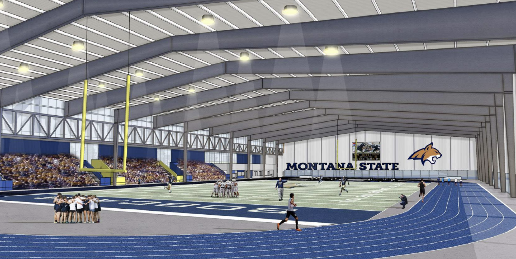 Montana State's groundbreaking ceremony for new Indoor Athletic Center ...