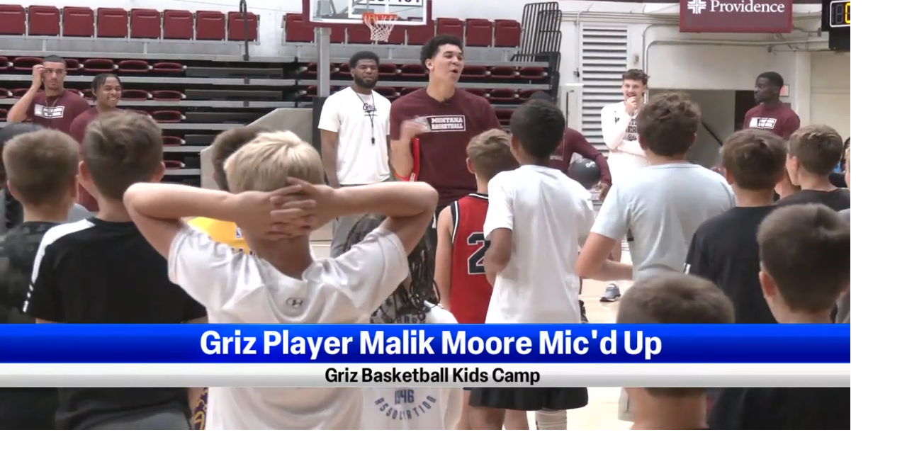 Mic'd Up: Montana's Malik Moore at Griz Basketball Camp | Montana Grizzlies | swxlocalsports.com