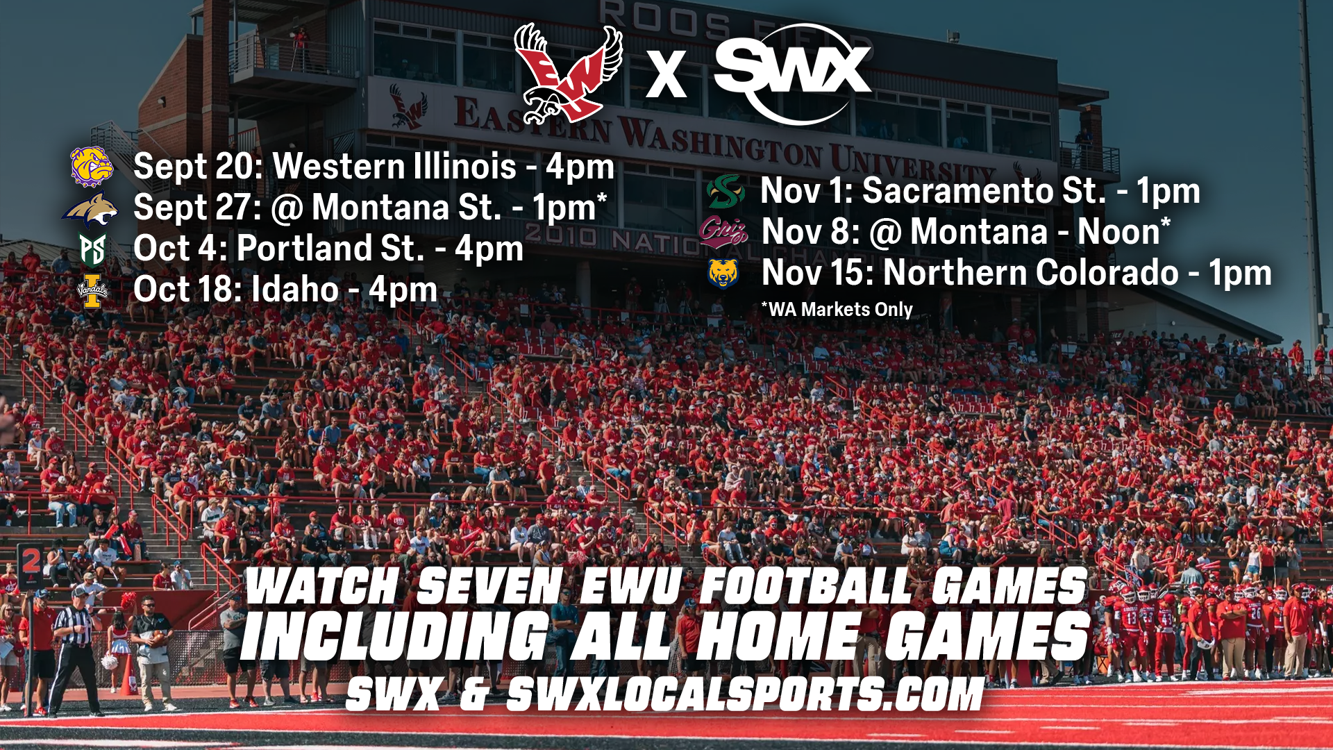 Eastern Washington Football Schedule: SWX to air seven EWU games this ...
