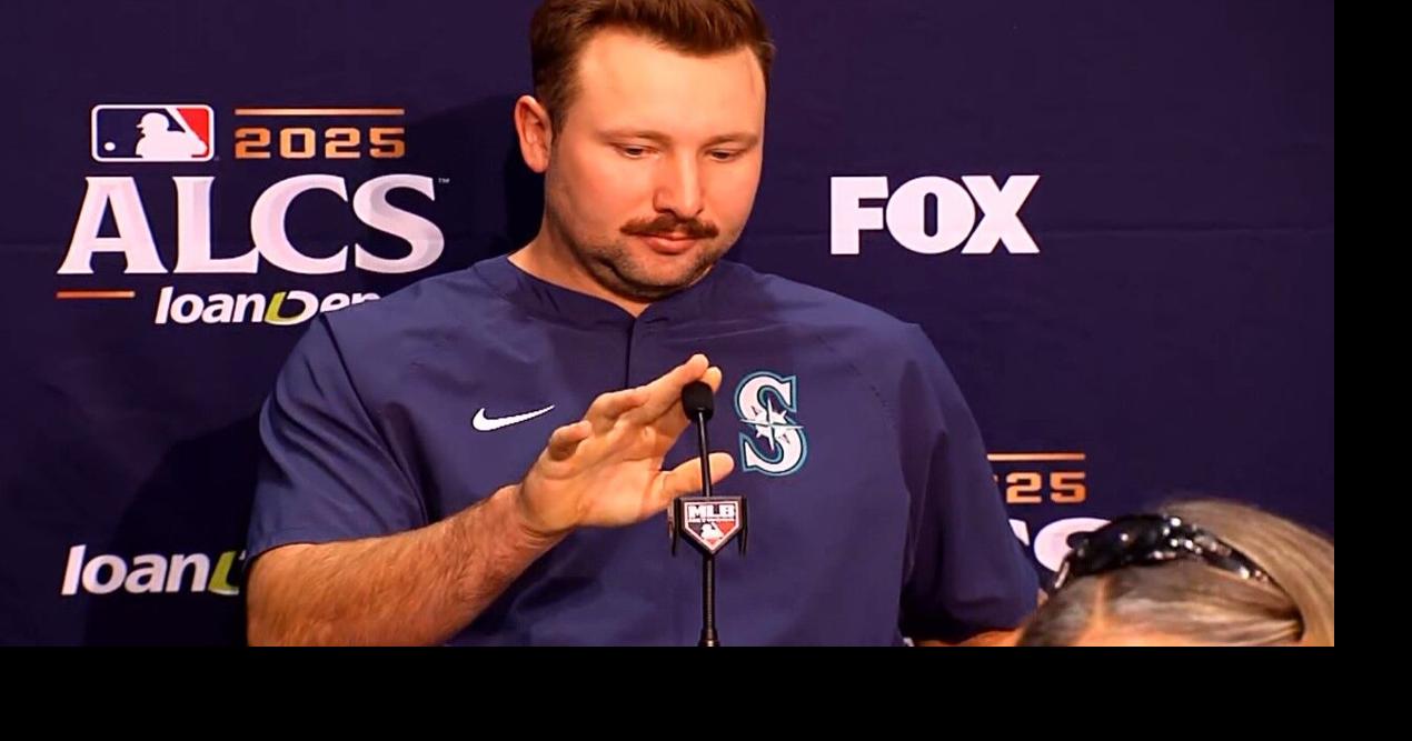 Mariners Pregame: Cal Raleigh talks to media ahead of ALCS Game 3 I ...