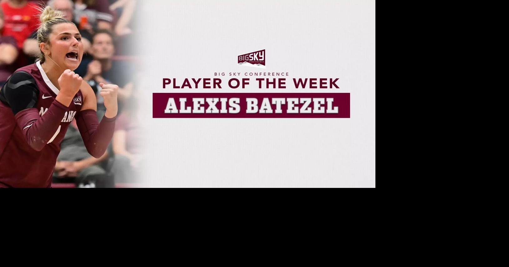 Batezel earns third Big Sky POTW honor of the season | Montana ...