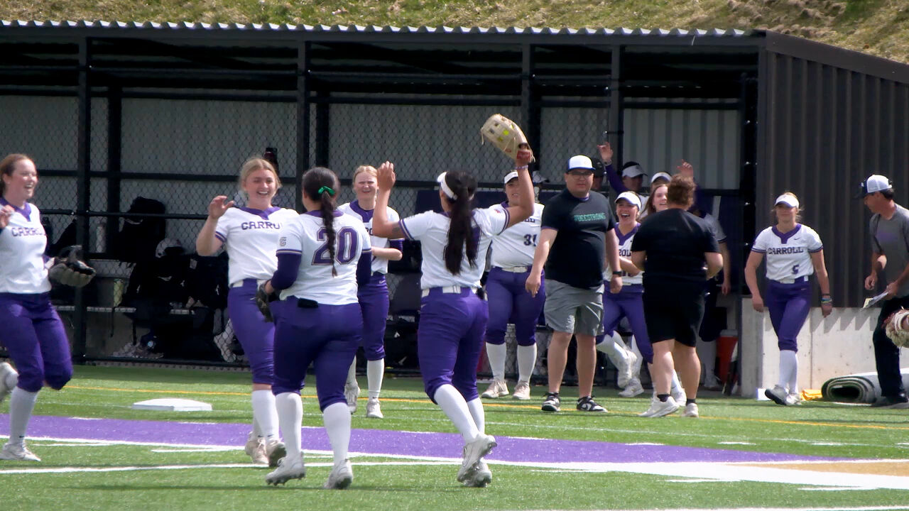 Carroll College softball team qualifies for conference tournament with ...