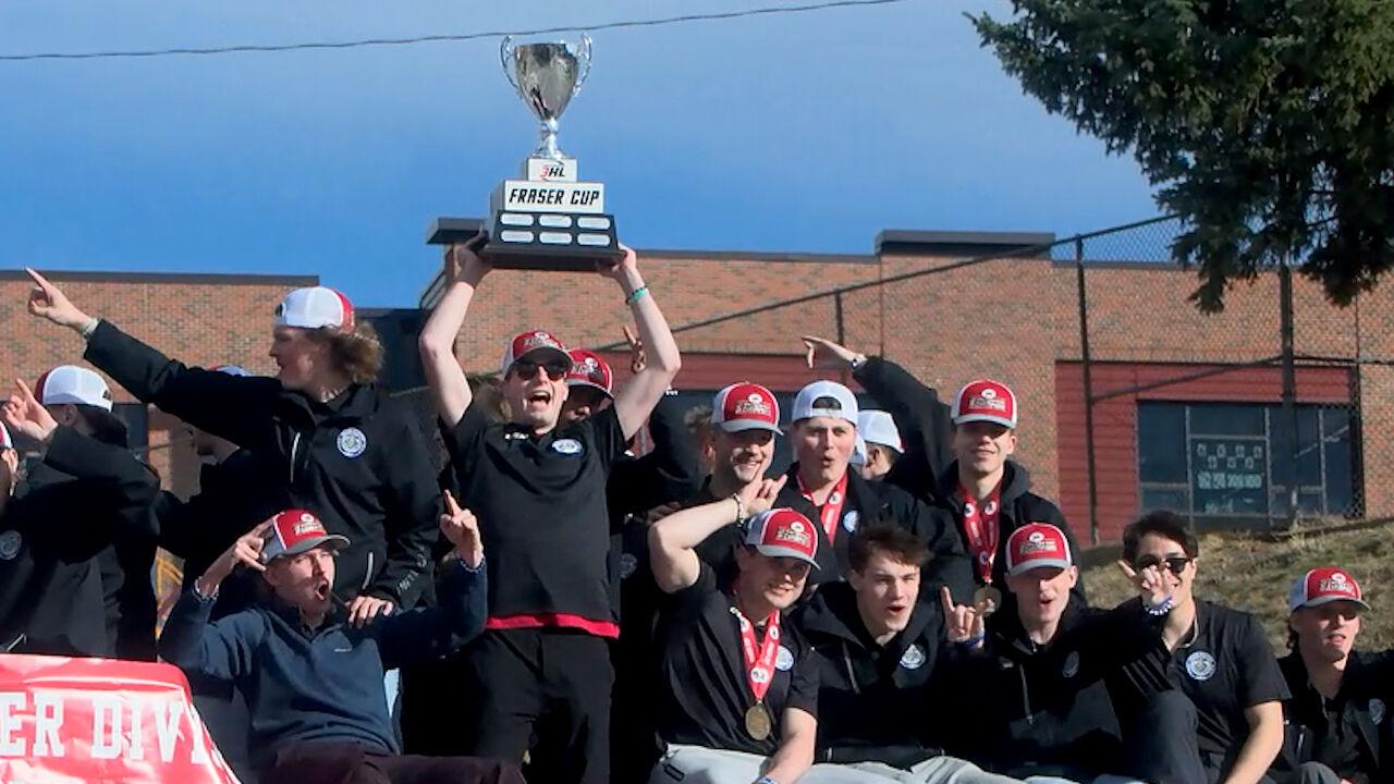 "Feels amazing": Helena Bighorns celebrate NA3HL Fraser Cup ...