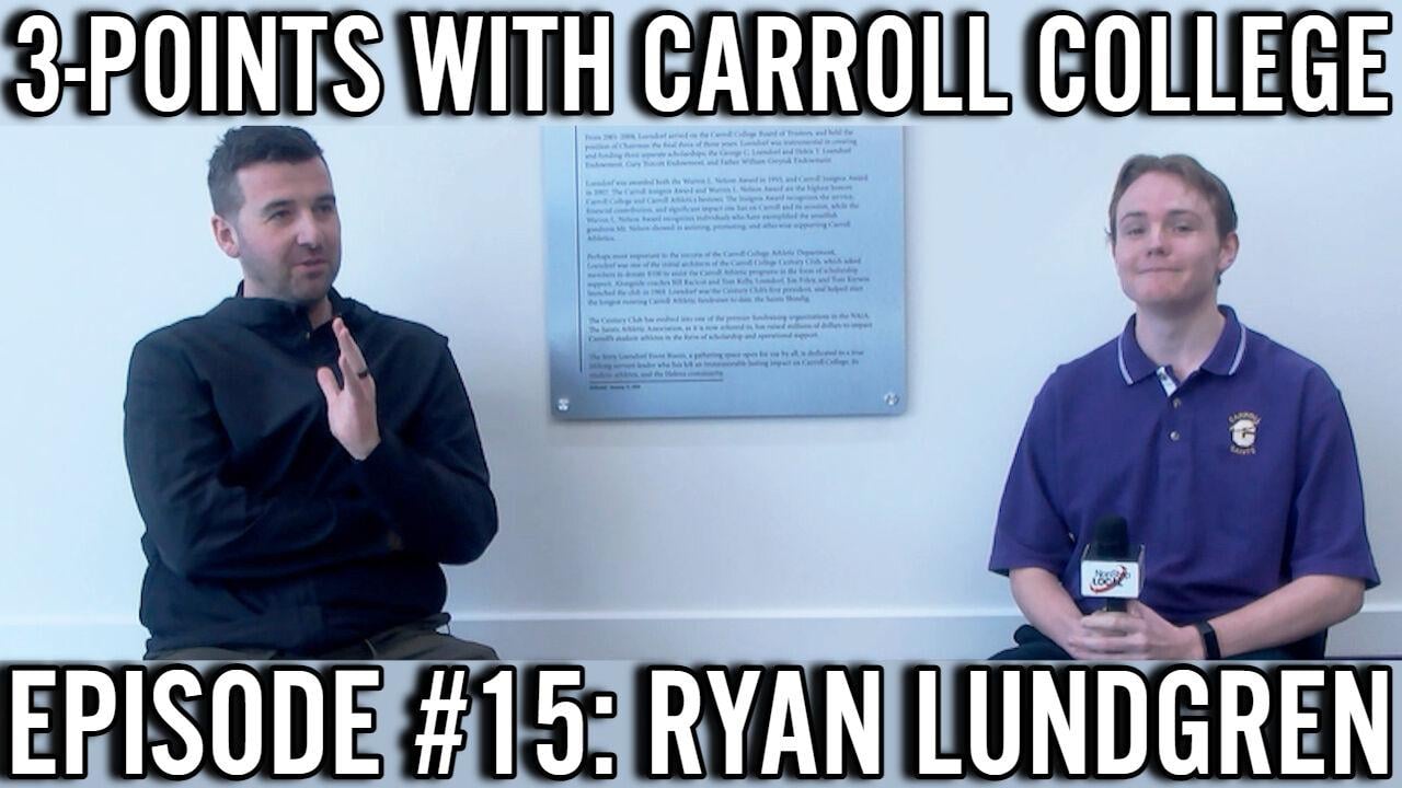 3-Points with Carroll College Episode #15: Ryan Lundgren | Frontier ...