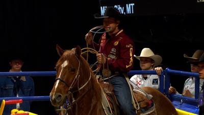 NFR Round 7: Miles City's Haven Meged breaks NFR tie-down record ...