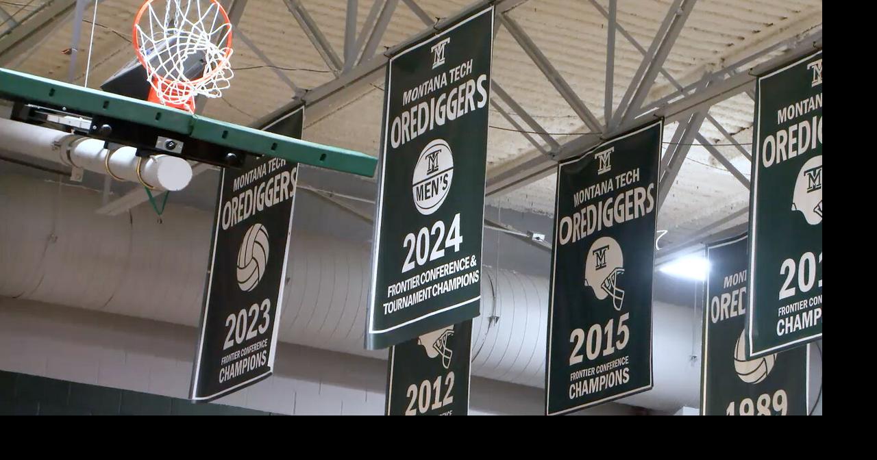 Montana Tech men's basketball hangs 2024 Frontier championship banner ...