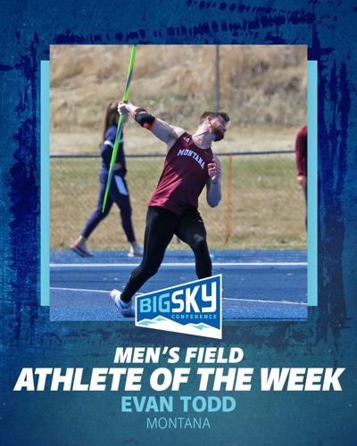 Evan Todd earns third career Athlete of the Week honor | Montana ...