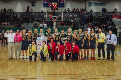 Box Elder boys basketball brings bright future and bright hair to Class ...