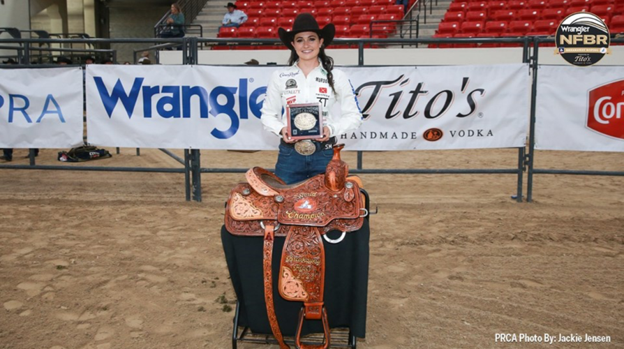 Shelby Boisjoli-Meged wins National Finals Breakaway Roping Title ...