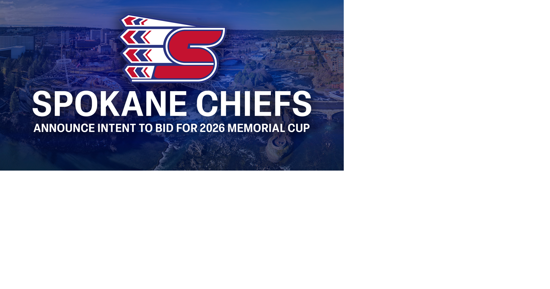 Spokane Chiefs announce intent to bid for 2026 Memorial Cup | SWX ...