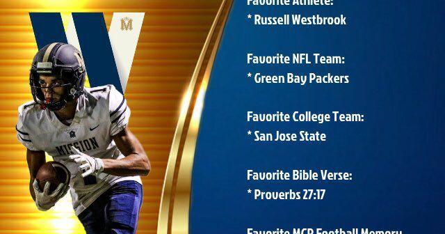 Assani Berkeley, Mission Prep to San Jose State | | syvnews.com