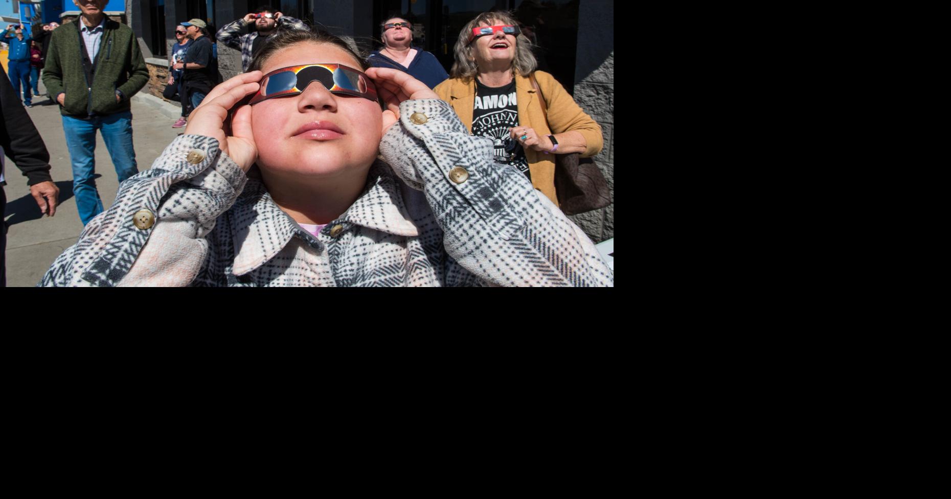 Locals get a glimpse of partial solar eclipse with Lompoc astronomy ...