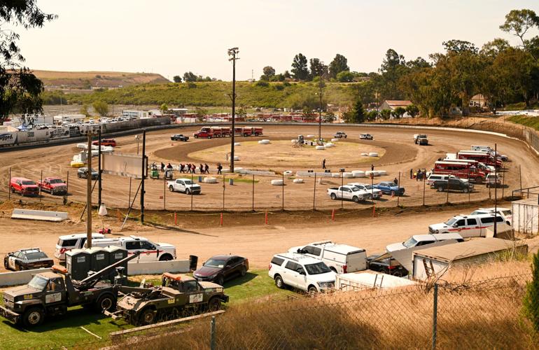 Second Lake fire base camp opens at Santa Maria Speedway, fire grows to ...