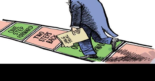Editorial Cartoon: Two steps back | Editorial | syvnews.com