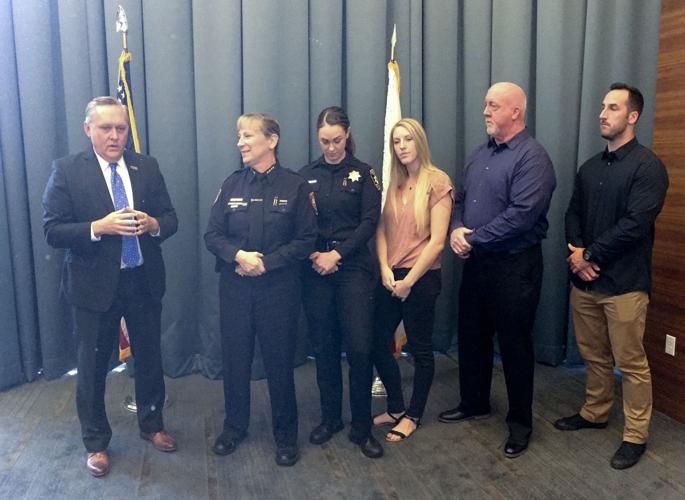 Hancock College swears in Cathy Farley as new police chief | Local news ...