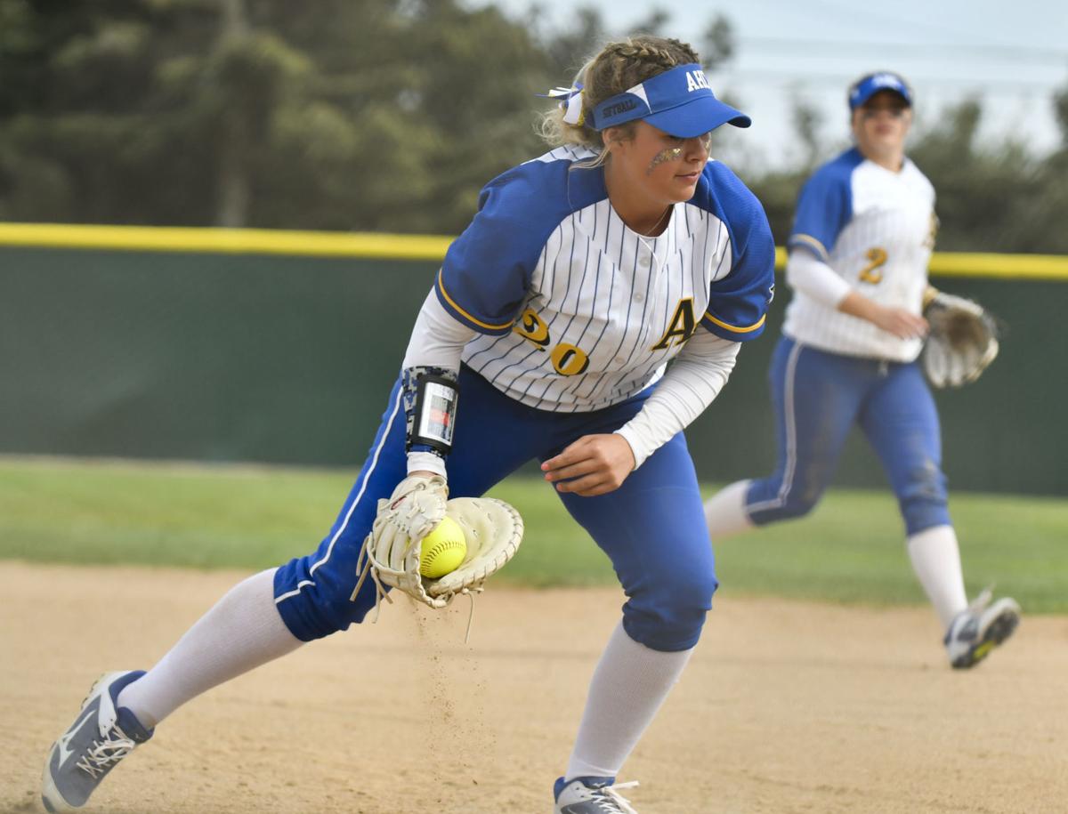 With A New Look Field And A Lot Of New Faces Hancock Softball Team Swings Into Season Sports