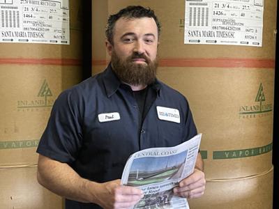 Santa Maria Times operations director Paul Colaluca recognized ...