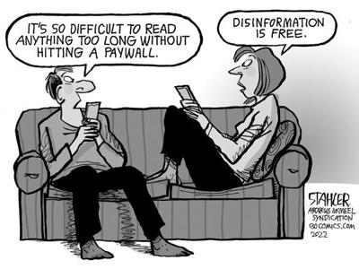 Editorial Cartoon: Disinformation is free | Editorial | syvnews.com