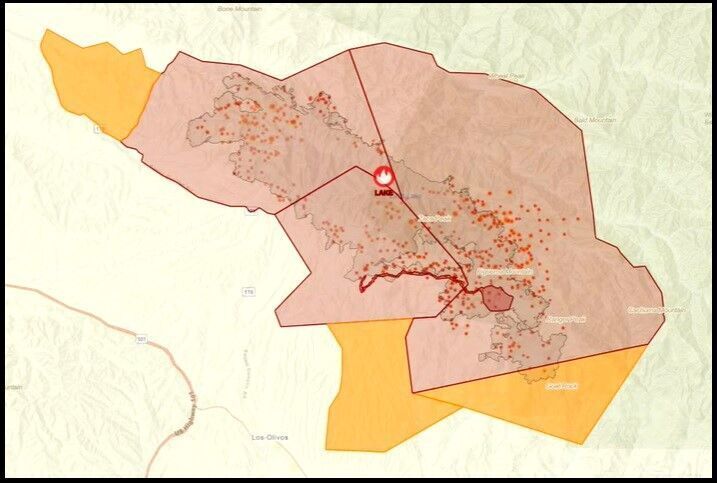 Fire officials warn weather could push Lake fire toward homes | Local ...