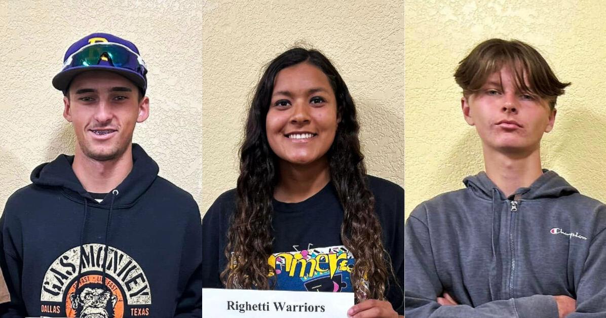 Round Table Athletes of the Week for past two weeks honored at meeting ...