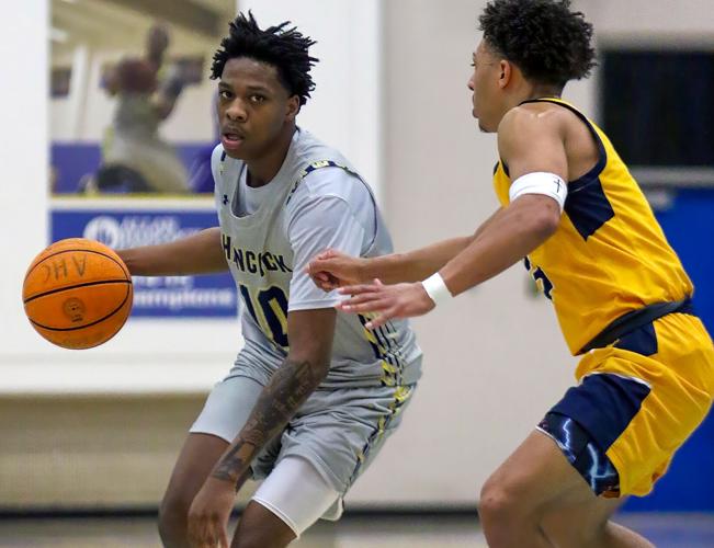 Hancock men’s basketball advances in CCCAA state playoffs after holding ...