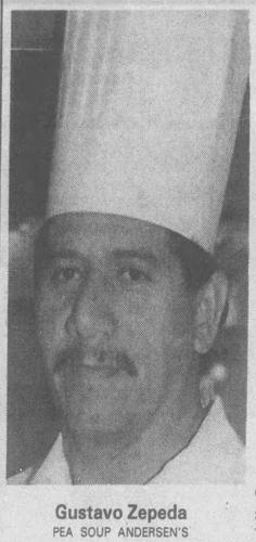 Throwback Thursday: Gustavo Zepeda of Pea Soup Andersen's, 1999 | Food ...