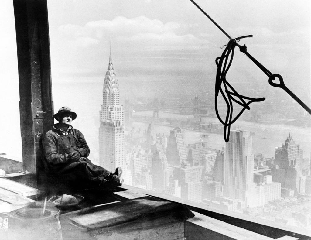 empire state building builders photo