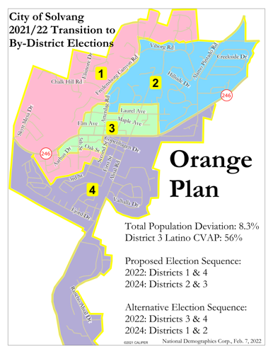 Solvang City Council grapples with boundaries for new election district ...