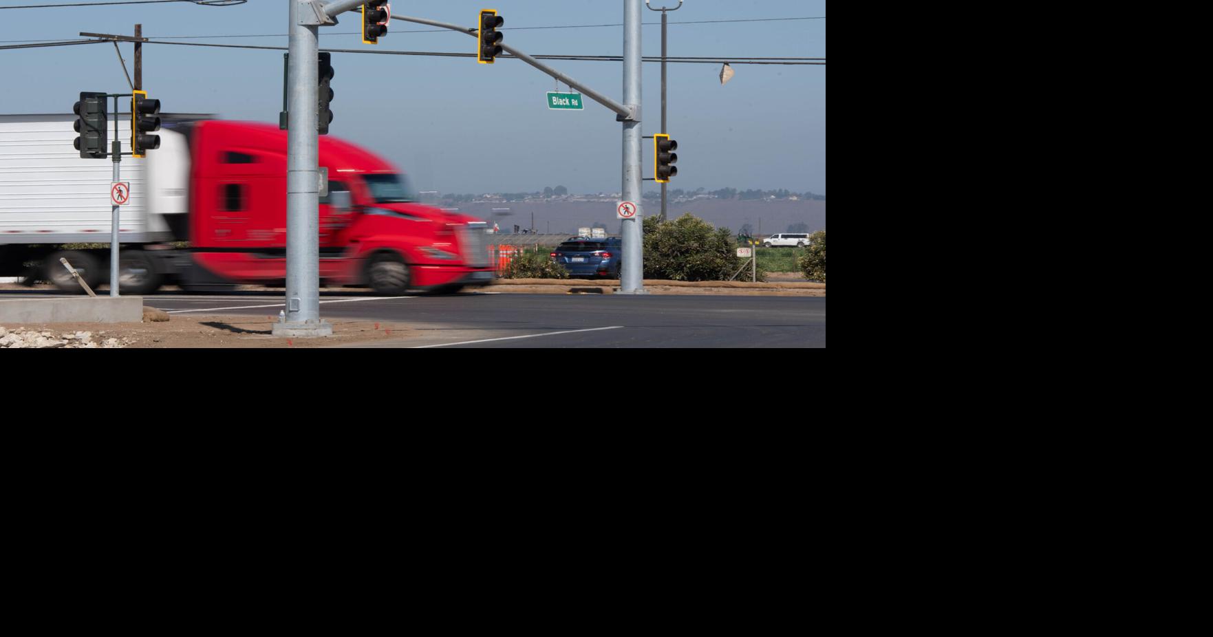 Completion of Hwy. 166 traffic signal at Black Road celebrated with ...