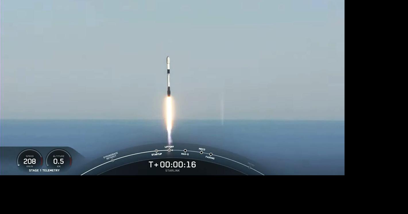 Falcon 9 rockets blasts off Tuesday from Vandenberg SFB into clear ...