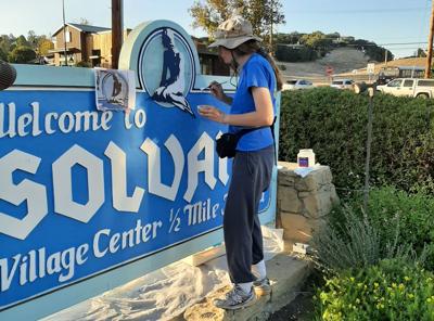 'A labor of love': Solvang artist adds splash of color to mermaid ...